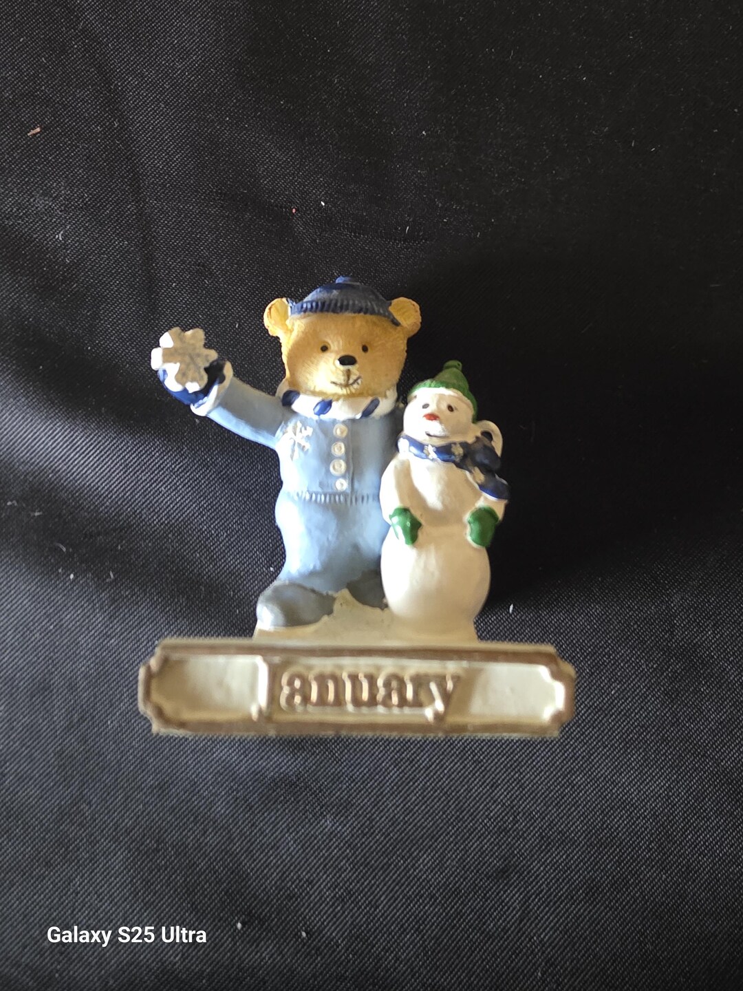 Avon Teddy Bear January Monthly Calendar Collectible - Etsy