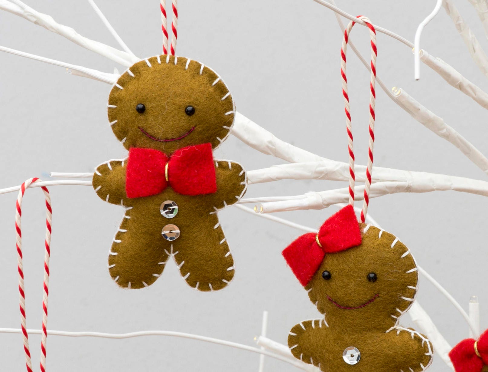 DIY Gingerbread Man Sewing Kit - Etsy
