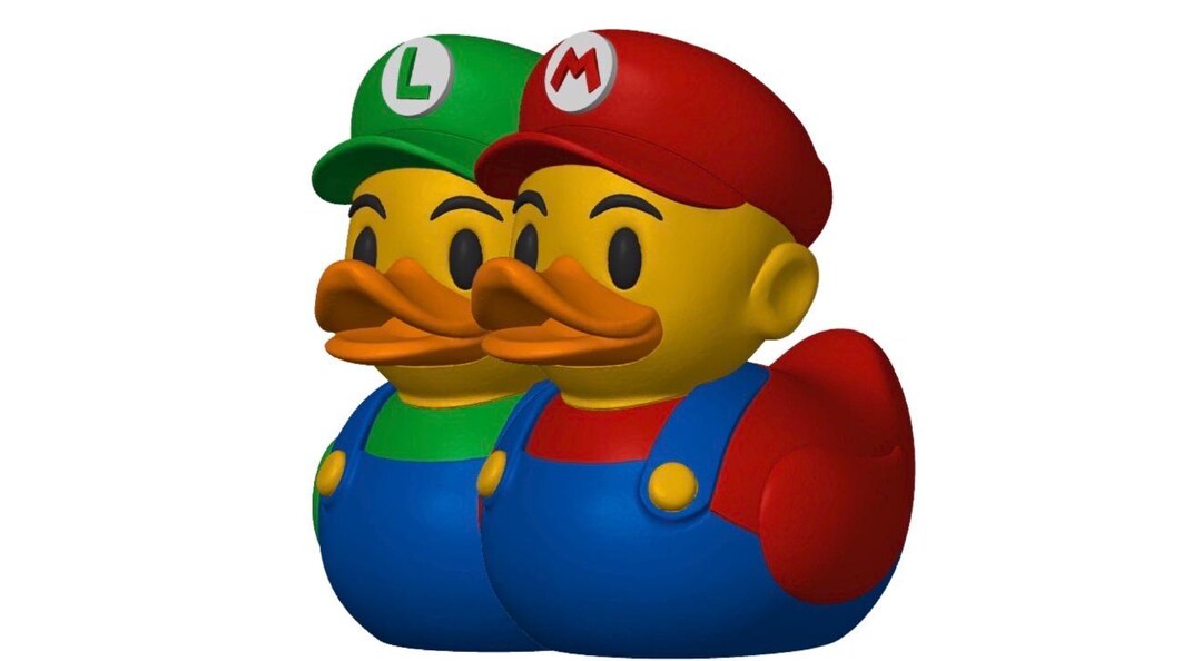 Classic Video Game Hero Duck Set | 3D Printed Gamer Duck Trio | Retro ...