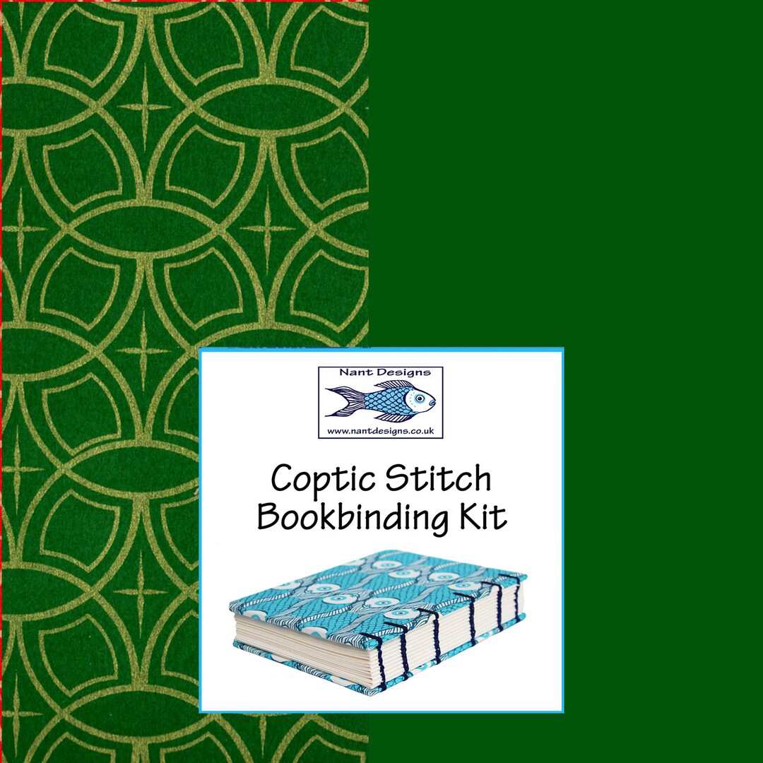 Coptic Binding Book Binding Kit. Make Your Own Handbound, DIY Hardcover ...