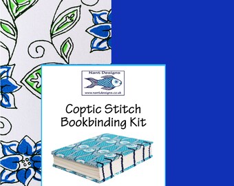 Coptic Binding Book Binding Kit. Make Your Own Handbound | Etsy