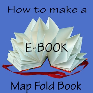 How to Make a Map Fold Book, Downloadable Version.artists Book. - Etsy