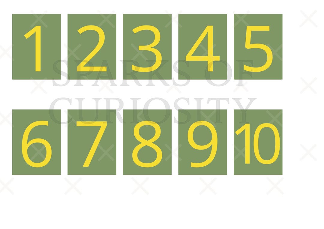 Printable Number Cards 1–20 | Preschool Math Worksheets | Counting ...