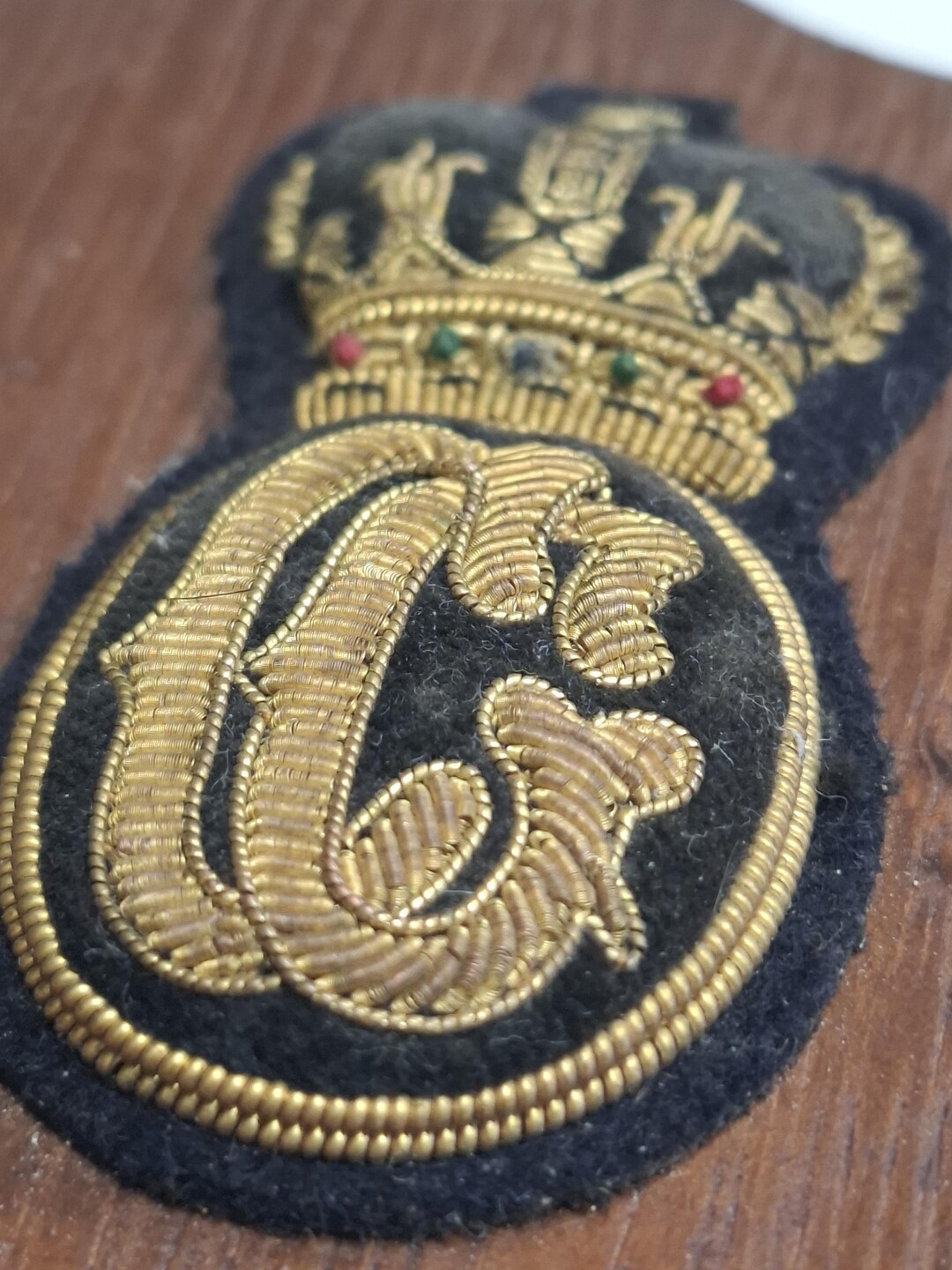 Vintage Hand Stitched Royal Coast Guard Cap Badge Shield Mounted - Etsy