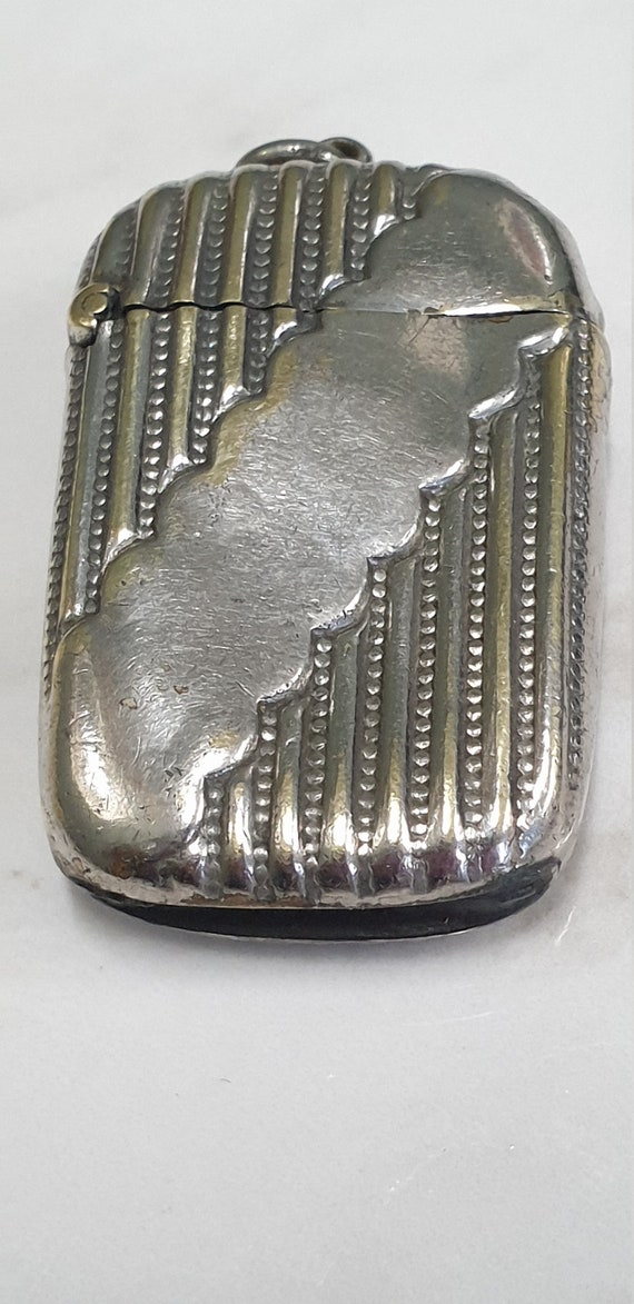 Tobacciana Collectibles antique ribbed silver plate the beacon fob ...