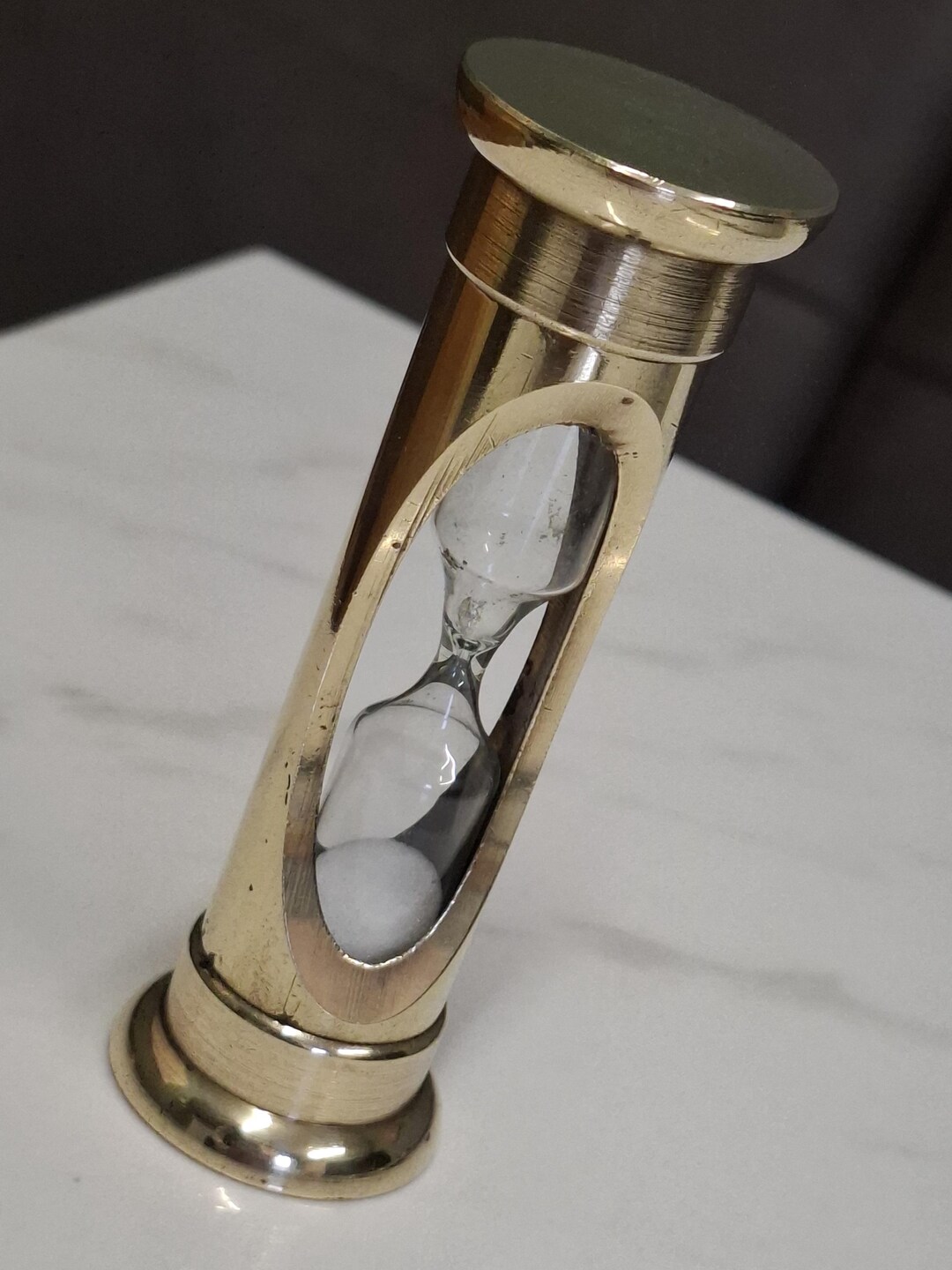 Antique Brass Egg Timer Etsy