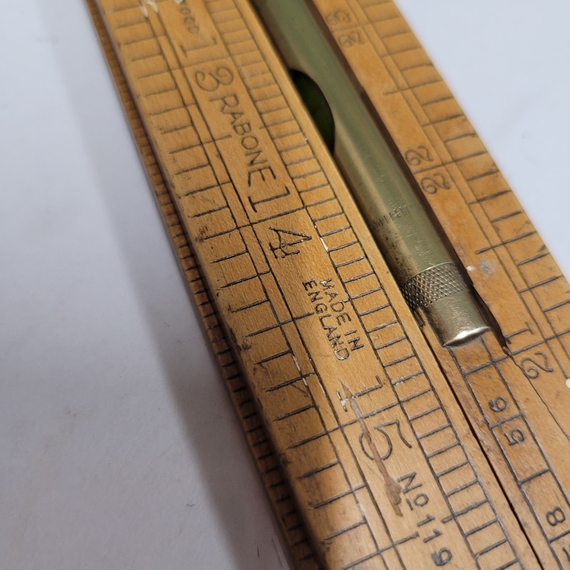 Folding Wood Ruler - Etsy