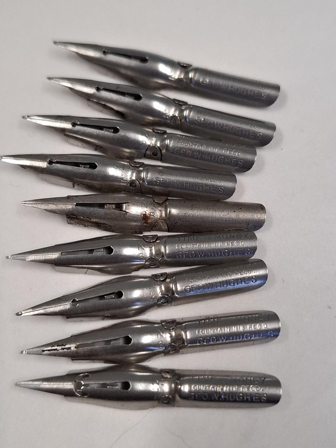 Antique Fine Point Unusual Dip Pen Nibs X 9 - Etsy