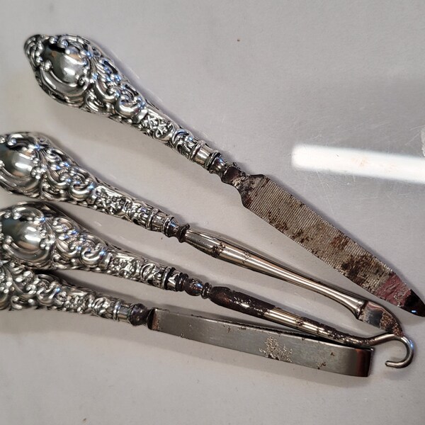 Antique Manicure Set - Etsy