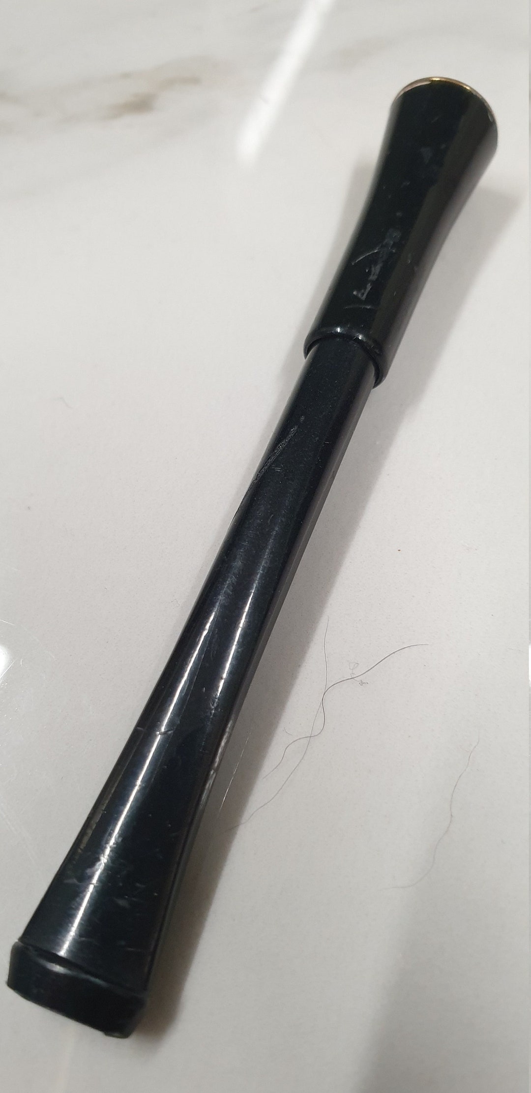 Vintage Slender Black Plastic Cheroot - Etsy