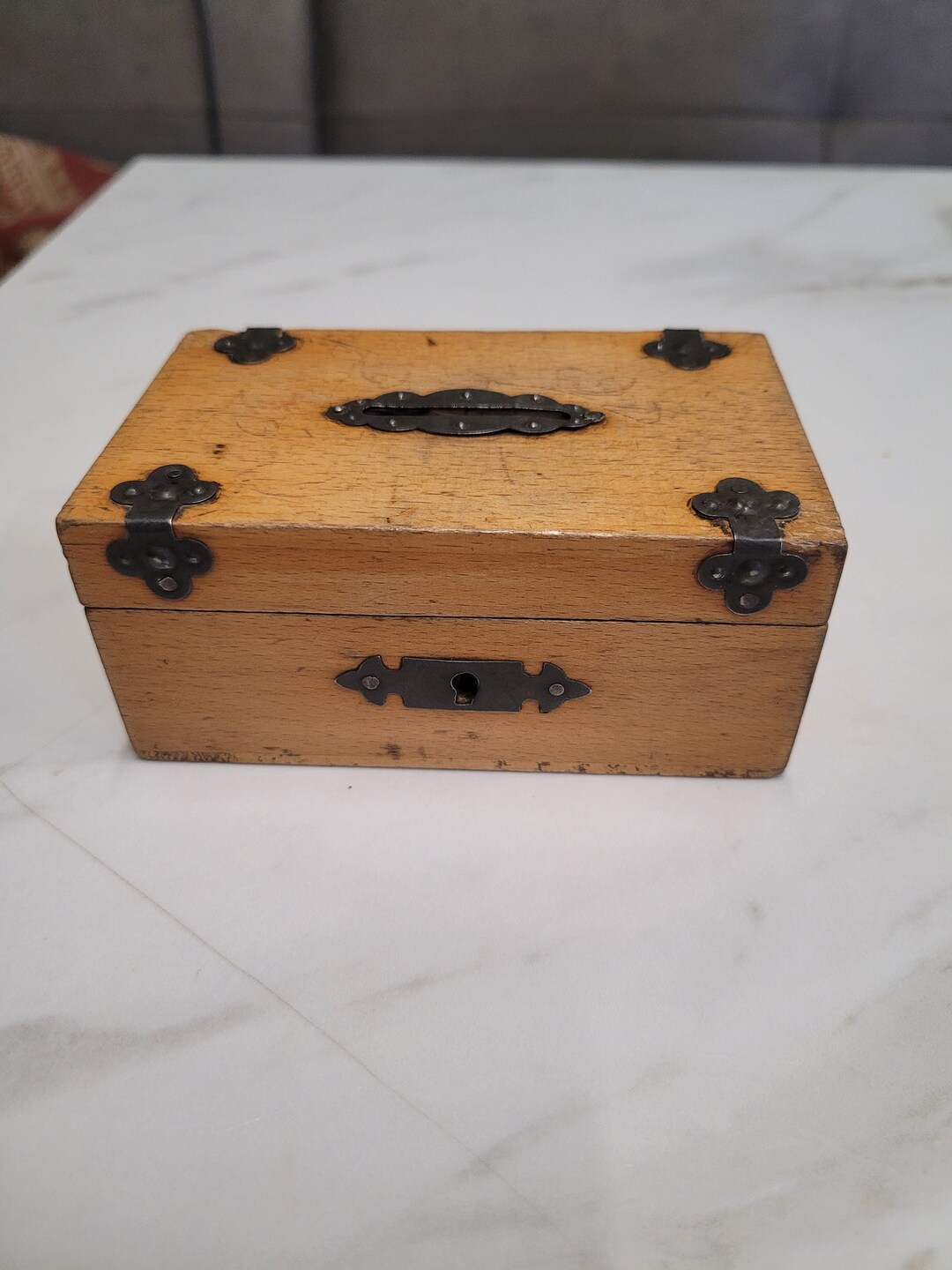 Antique Wood Small Cash Box - Etsy
