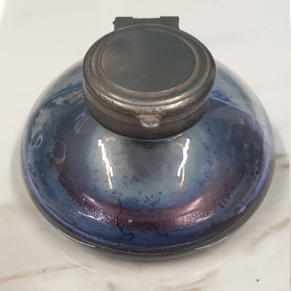 Glass Inkwell - Etsy