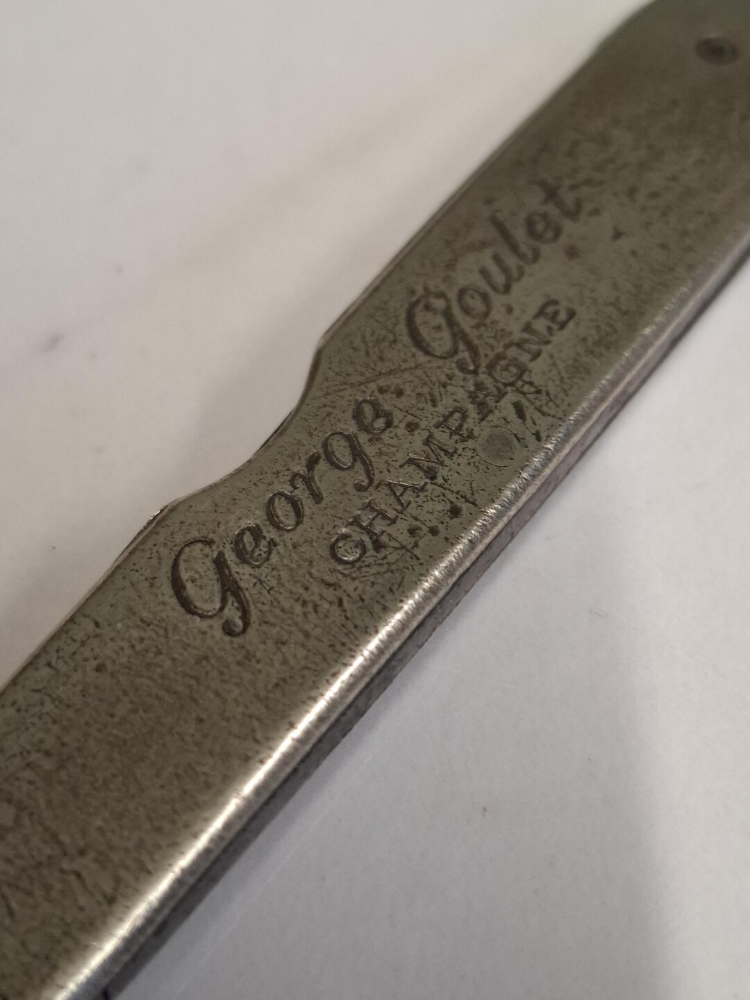 Antique Advertising Ruler Letter Open Pocket Tool George Goulet ...