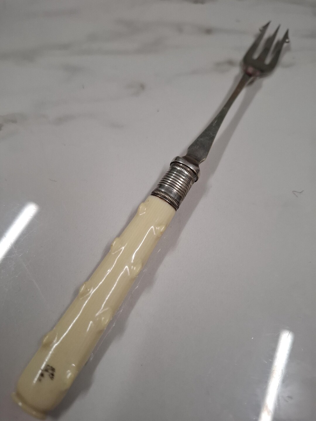 Antique Unusual Handle Pickle Fork - Etsy