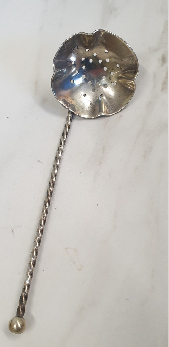 Serving Utensils Dining & Serving Vintage Sugar Sifter Spoon Gold Tone ...