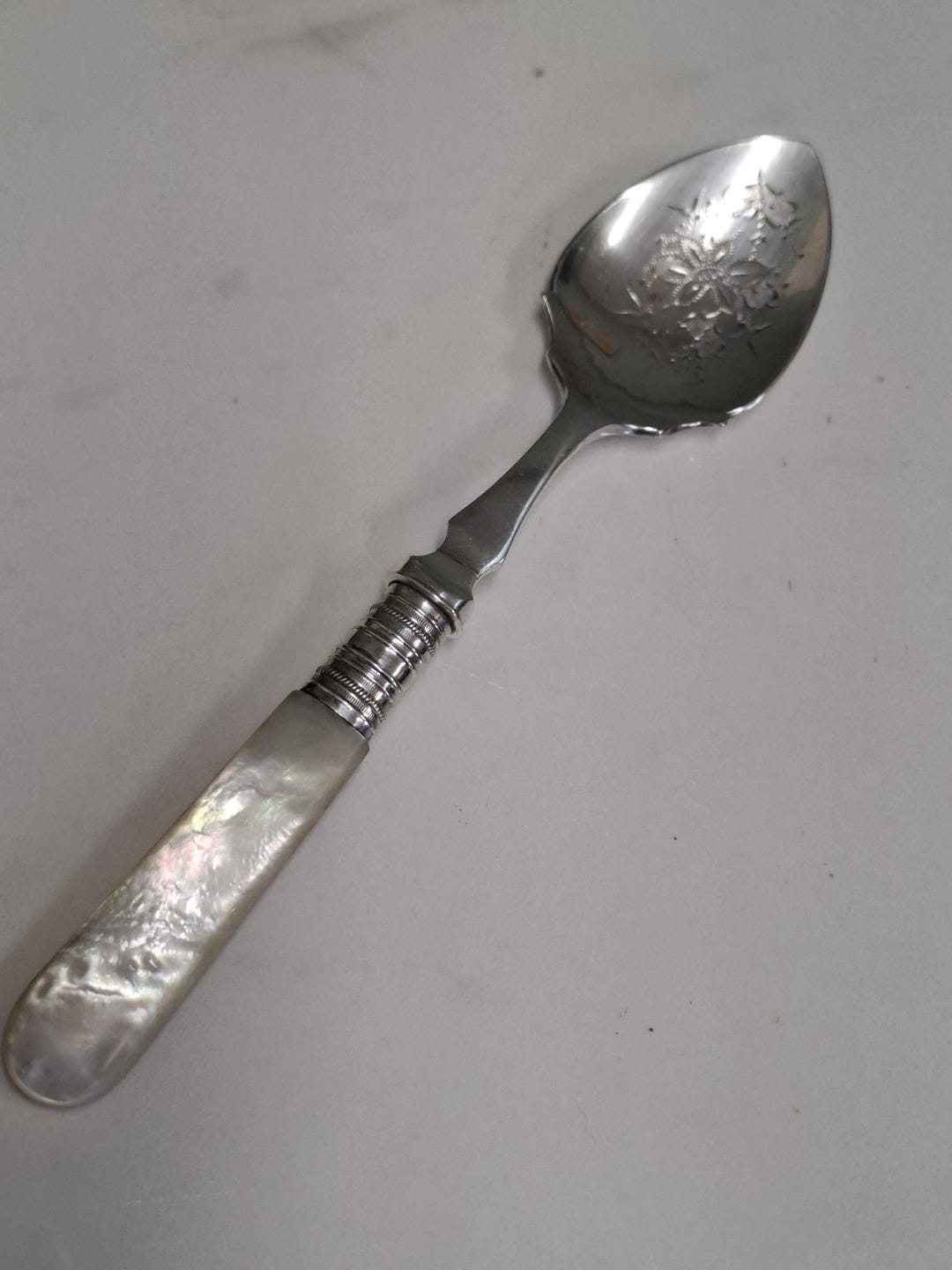 Antique Mother of Pearl Handle Jam Preserve Spoon - Etsy