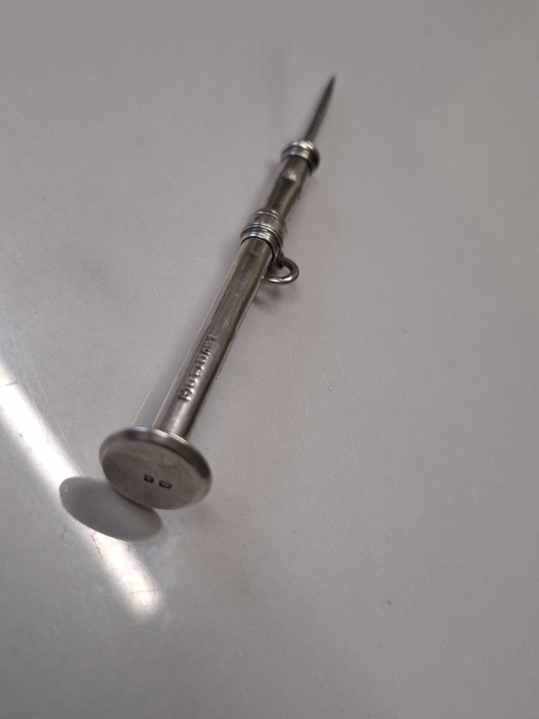 Antique Birmingham Silver 1901 Fob Pipe Tamer - Etsy