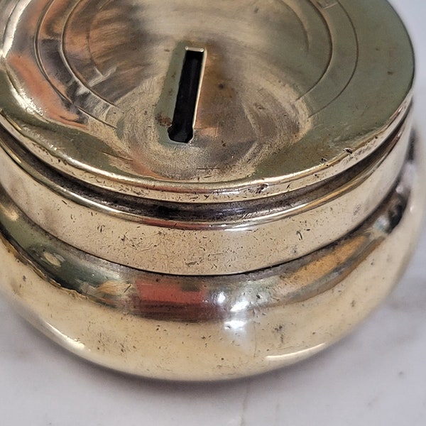 Brass Pill Box - Etsy