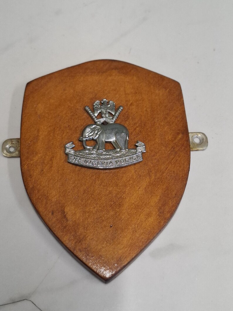 Vintage Nigeria Police Cap Badge - Etsy
