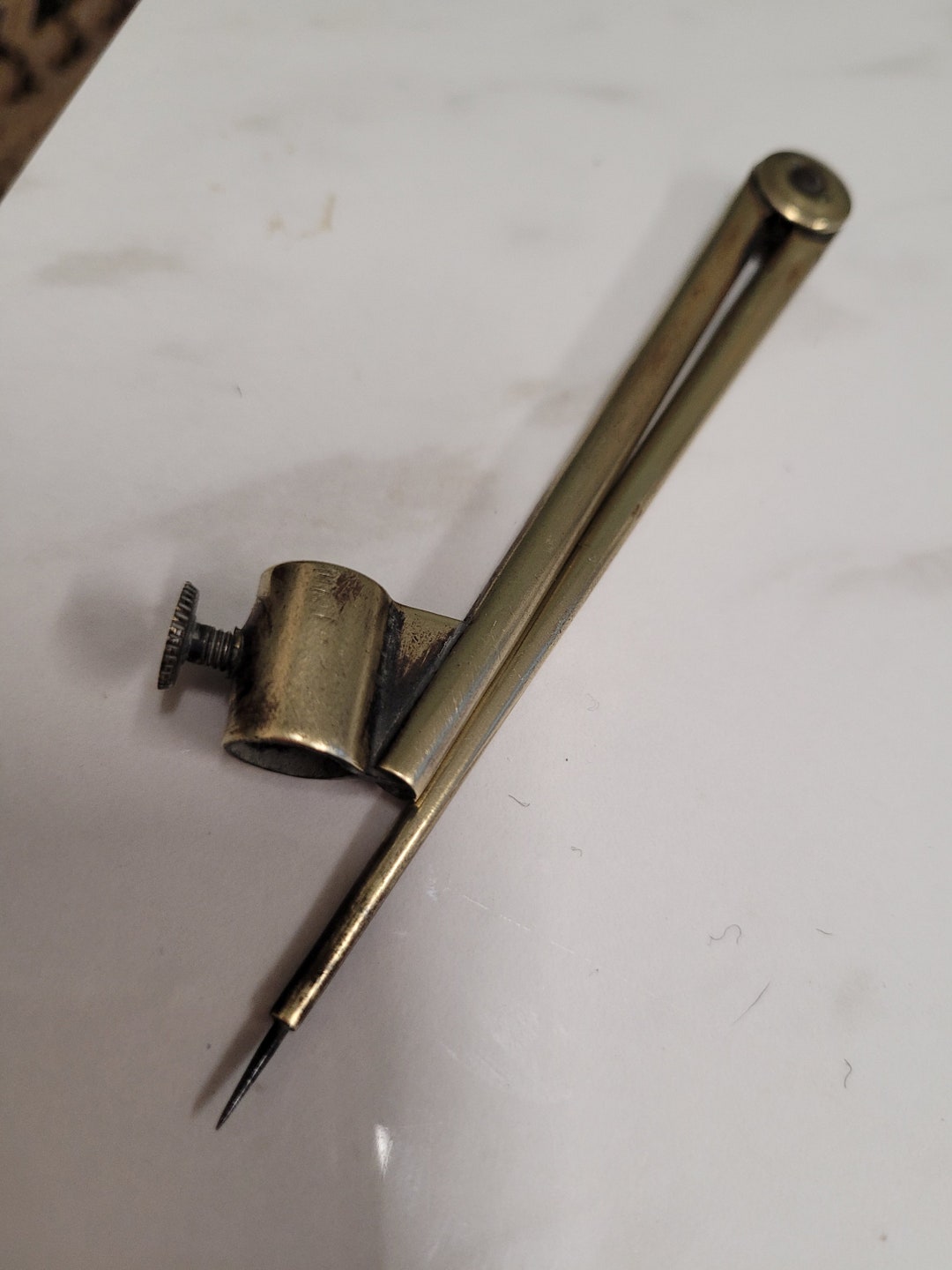 Antique Simple Brass Draftsman's Compass - Etsy