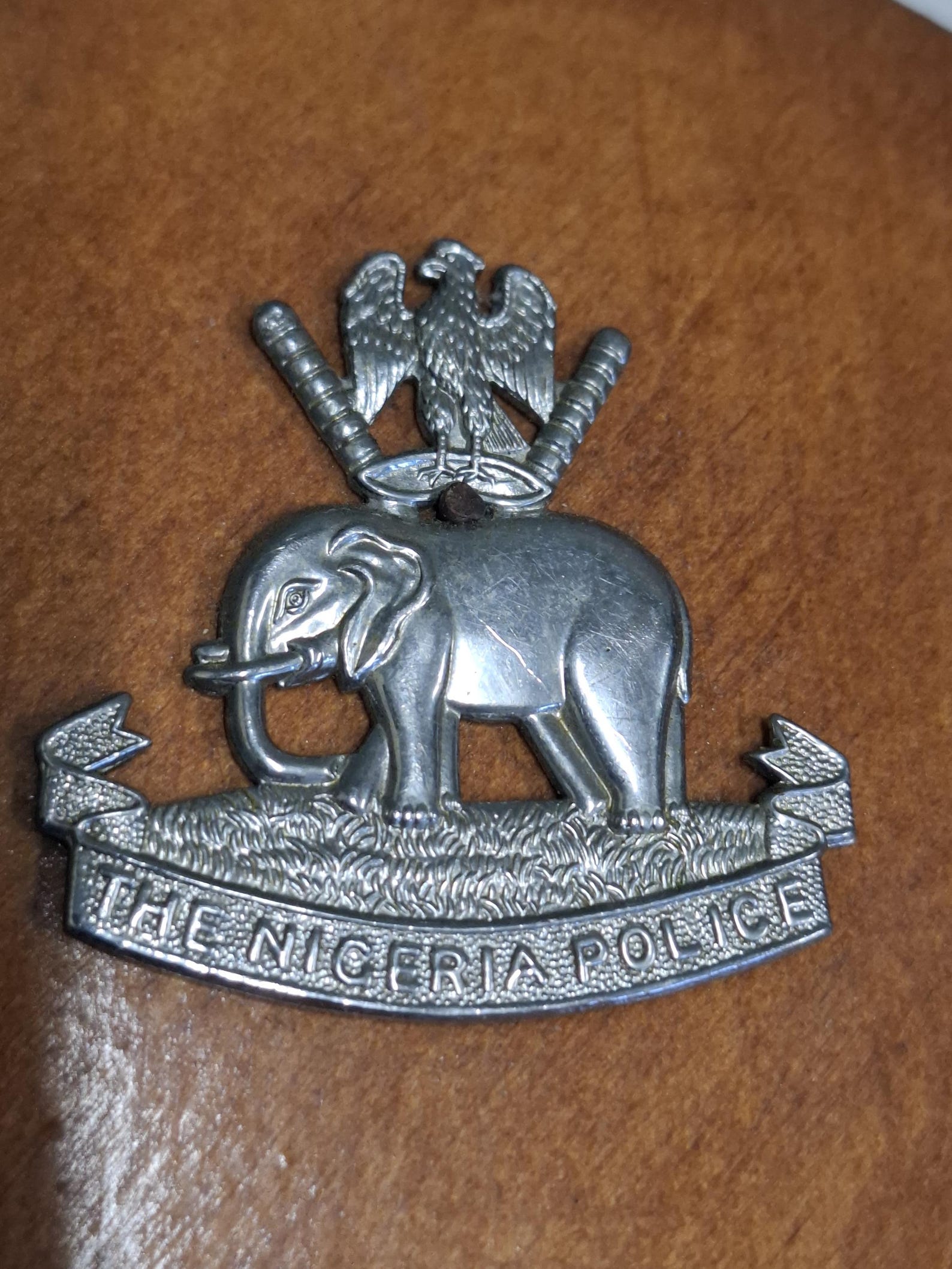 Vintage Nigeria Police Cap Badge - Etsy