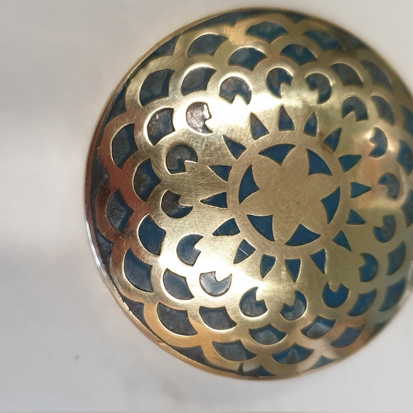 Brass Patch Box - Etsy