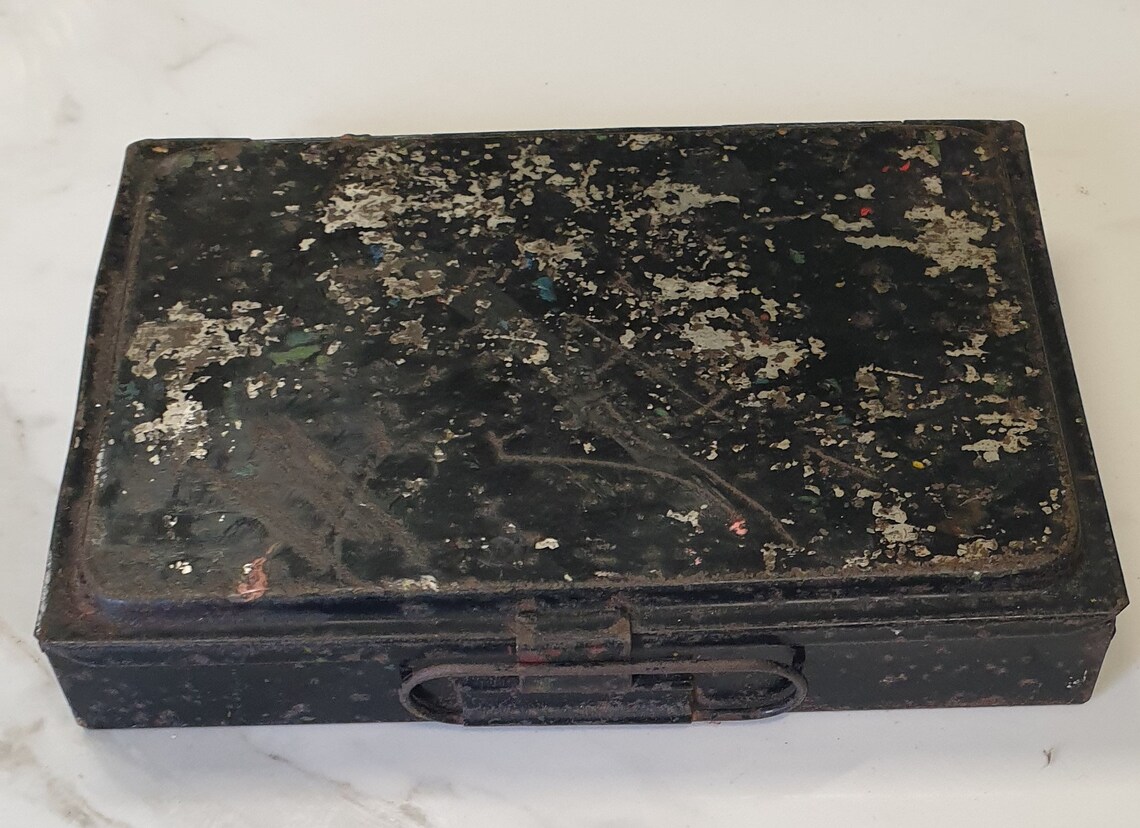 Antique Windsor and Newton Portable Painting Tin Box - Etsy