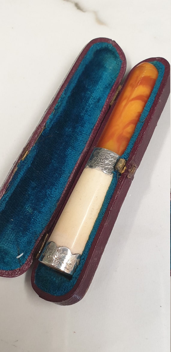 Antique Chester Silver 1894 Band Cased Cigar Cheroot - Etsy