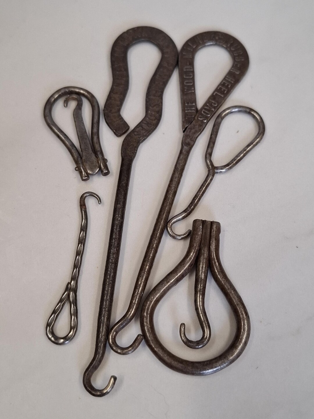 Antique 6 X Assorted Steel Button Hooks - Etsy