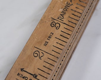 Wood Folding Ruler - Etsy