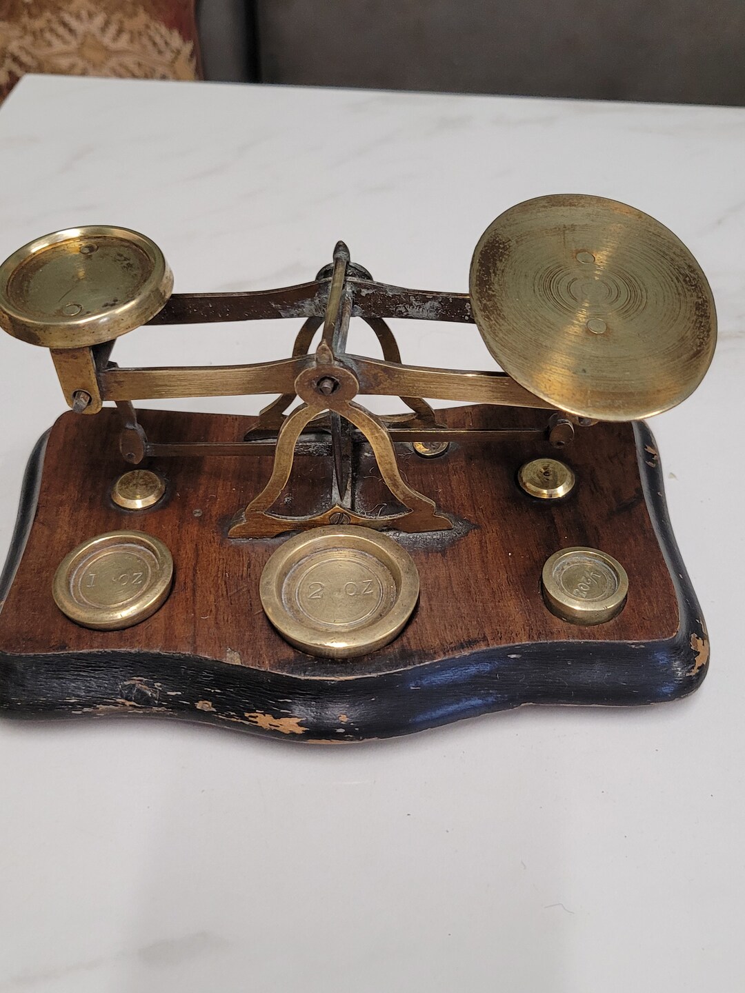 Antique Small Size Brass Postal Scales - Etsy