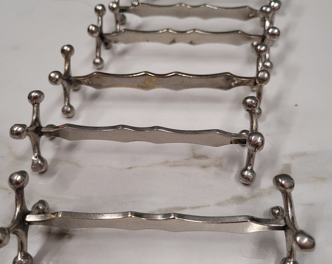 Antique Set of 6 Silver [plate Knife Rests - Etsy