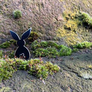 Enamel Pin: Silver Rabbit With Golden Tail Limited Edition - Etsy