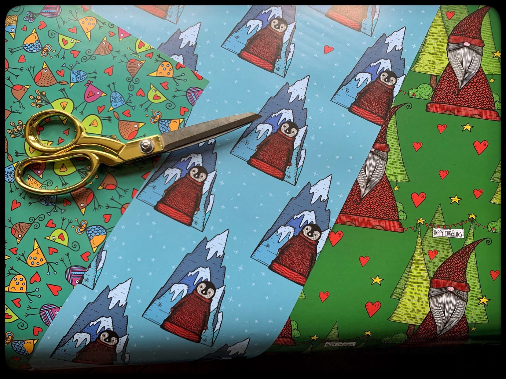 Wrap My Gifts With Wrapping Paper by Whimsical Lush: Birds | Etsy