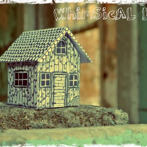 The Little Paper Chalet Kit: Large Paper House - Etsy