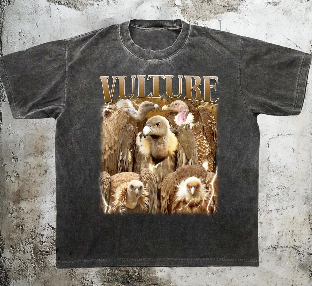 Vintage Vulture Graphic Tee, Bird of Prey Gift, Funny T-shirt - Etsy