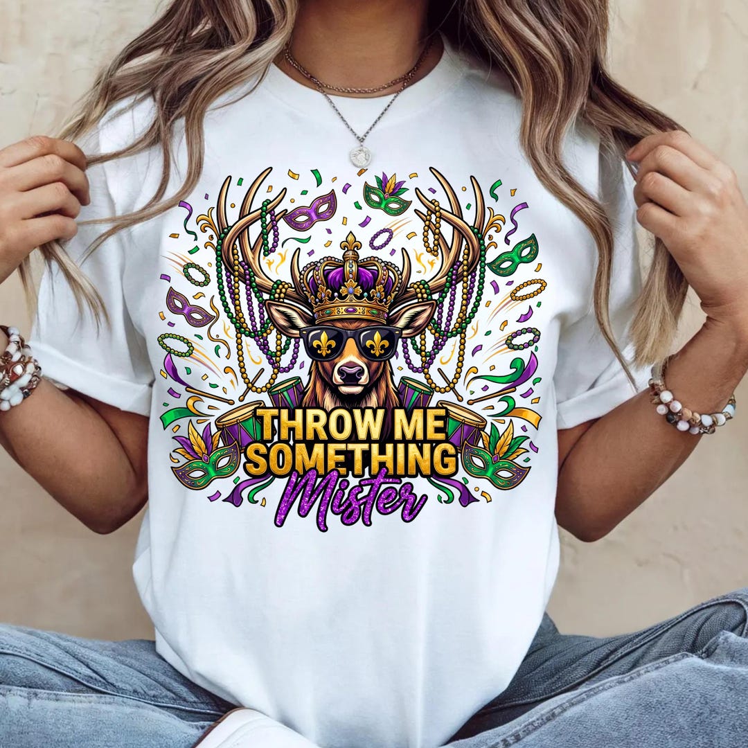 Mardi Gras Buck PNG, Deer Hunting Art, Colorful Festival Clipart ...