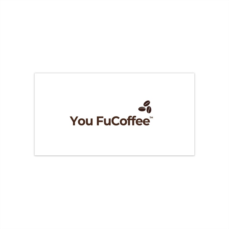 You Fucoffee Bumper Sticker | Coffee Beans Logo Decal - Etsy UK