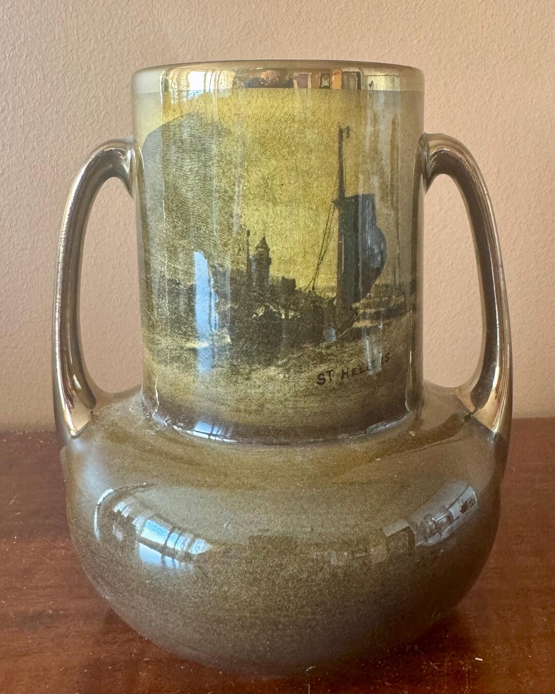 Royal Winton ‘royal Vistas Ware’ Two-handled Vase – St. Helens ...