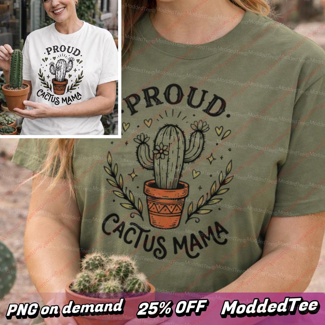 Comfort Colors Cactus Mom Shirt Gift Proud Cactus Mama T Shirt Western ...