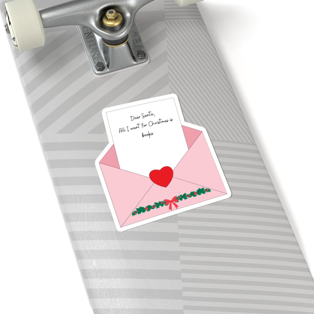 Dear Santa Letter Sticker | Kiss-cut Christmas Envelope Sticker - Etsy
