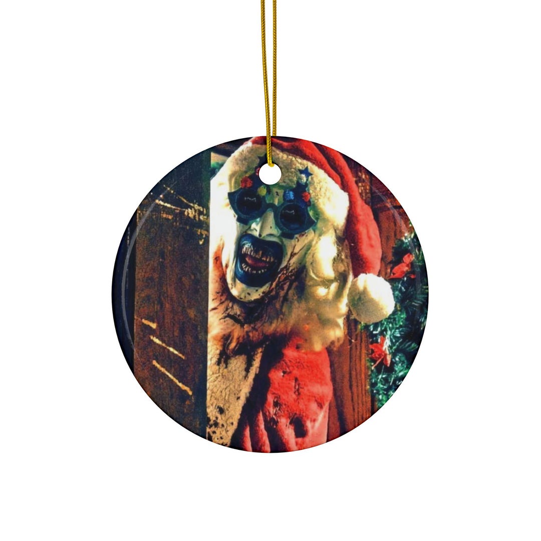 Art the Clown Terrifier 3 Ornament Ceramic Ornament | Double-sided ...