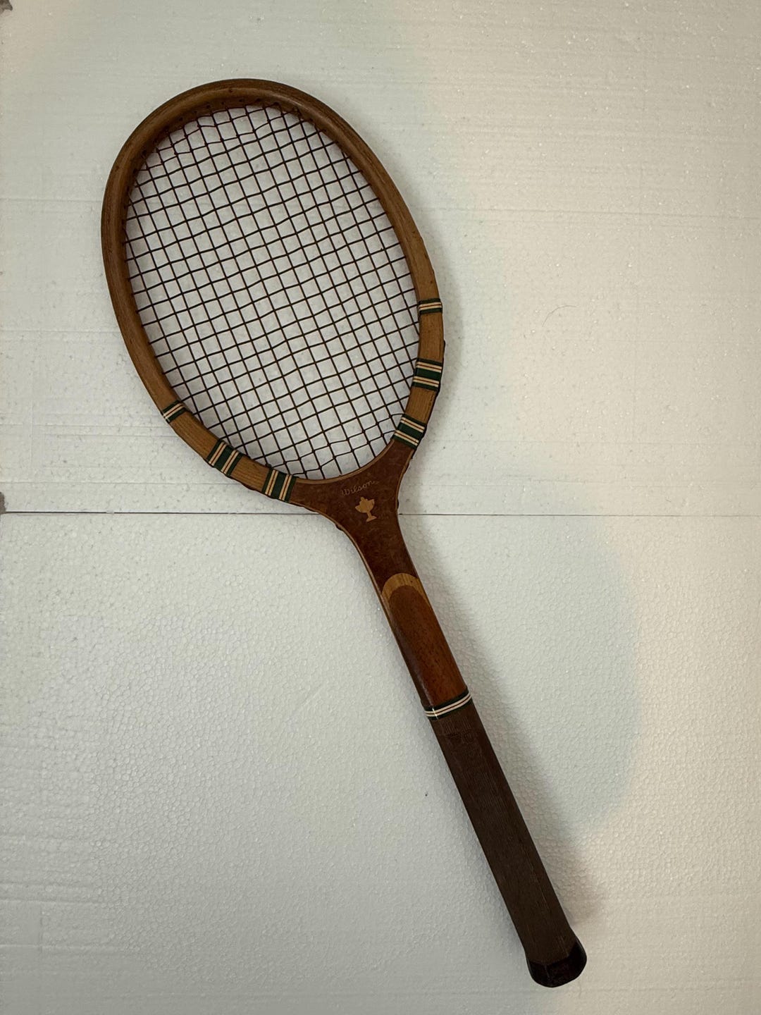 Vintage Wilson Cup Defender Tennis Racket Selected Ash Wood 1940s ...