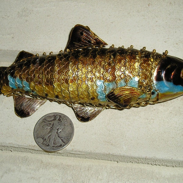 Cloisonne Fish Ornament - Etsy