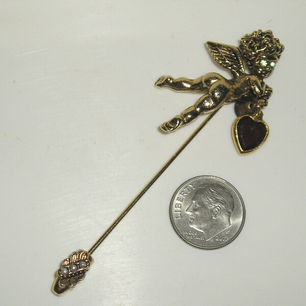 Rhinestone Stick Pin - Etsy