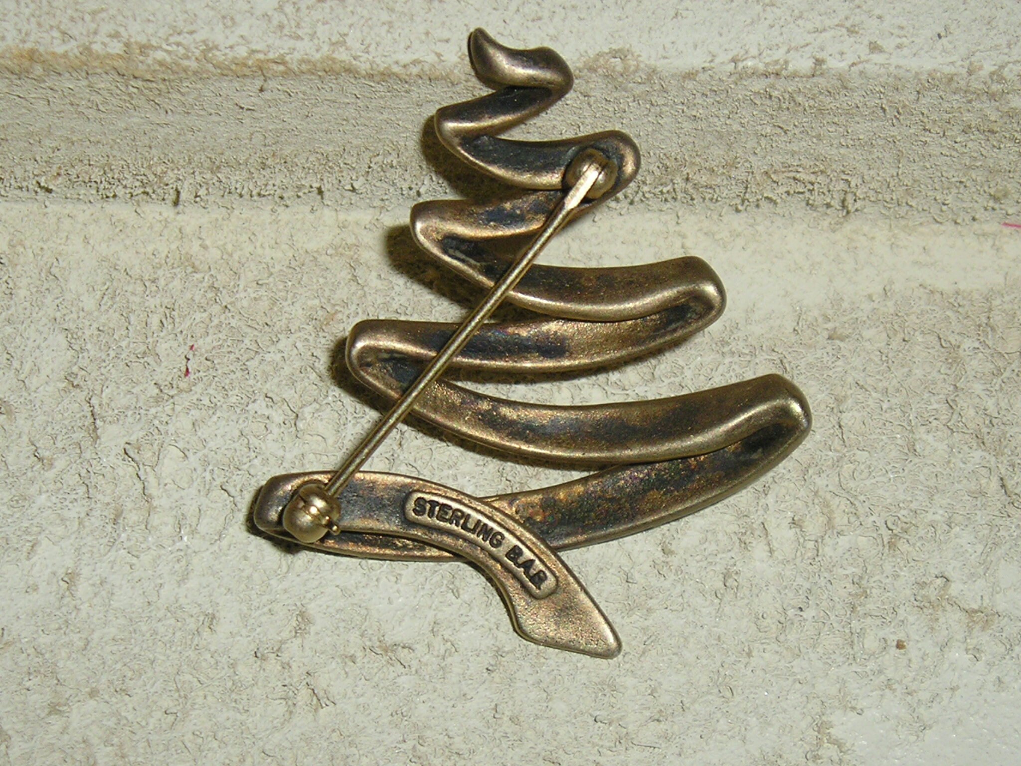 Vintage Signed Sterling Silver BAB for Ba Ballou Modern Abstract ...