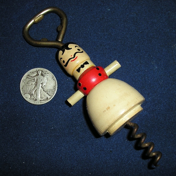 Wooden Corkscrew - Etsy