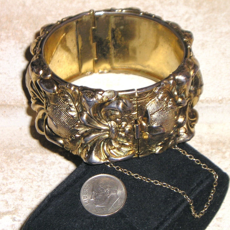 Embossed Bracelet - Etsy