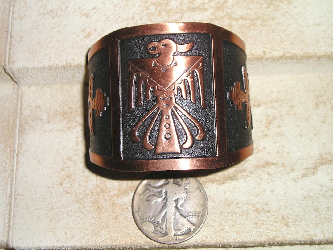 Vintage Signed Solid Copper With Bell Logo (bell Trading Post ...