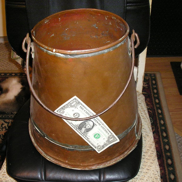 Copper Pail - Etsy
